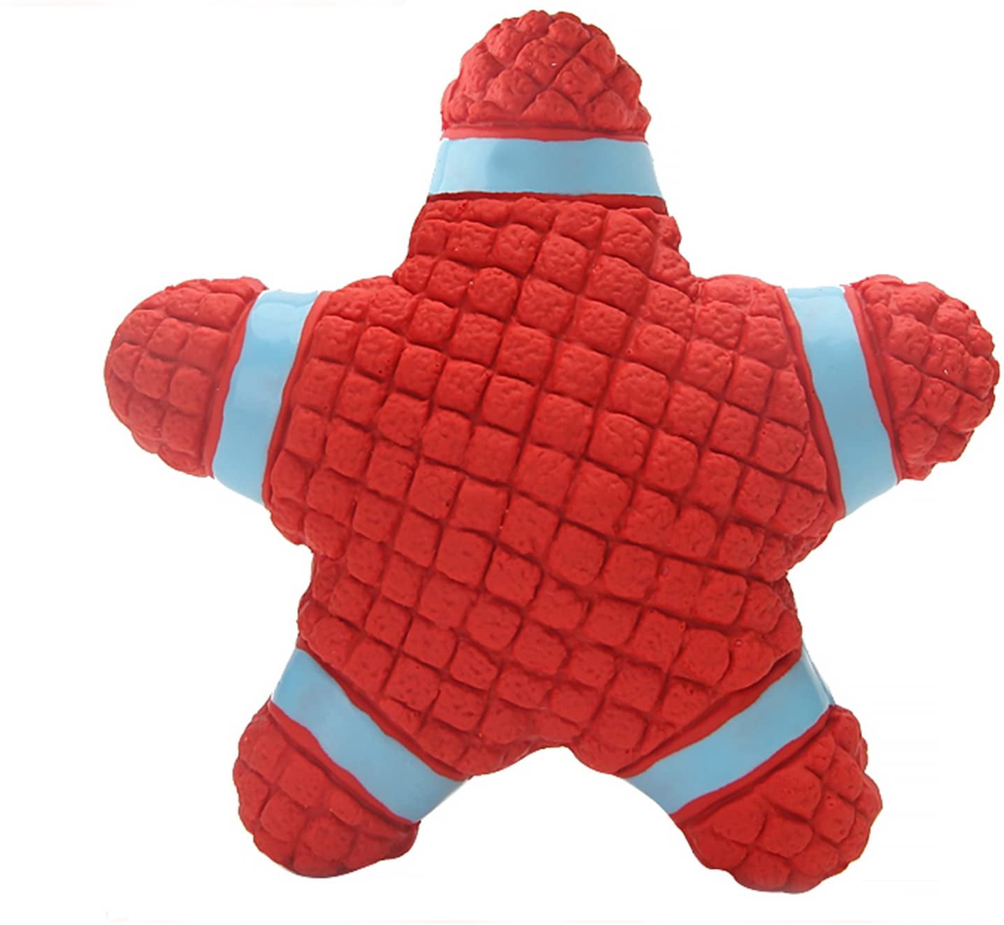 PENGXIANG Squeaky Latex Rubber Dog Toy Starfish for Small Medium Large ...