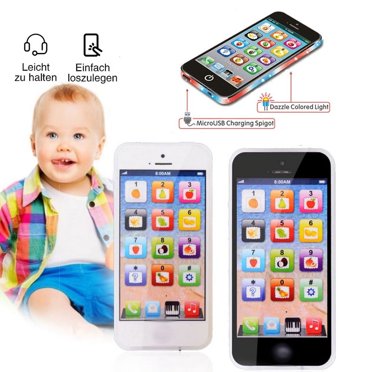 SHANNA Pretend Play Smartphone for Kids 3-12, Educational Games, MP3 ...
