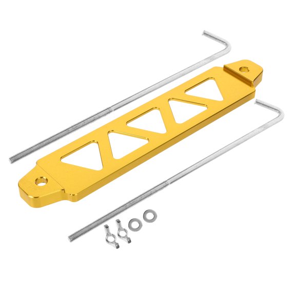 PENIKOKO Golden Metal Battery Mounting Bracket for Automotive Use with ...