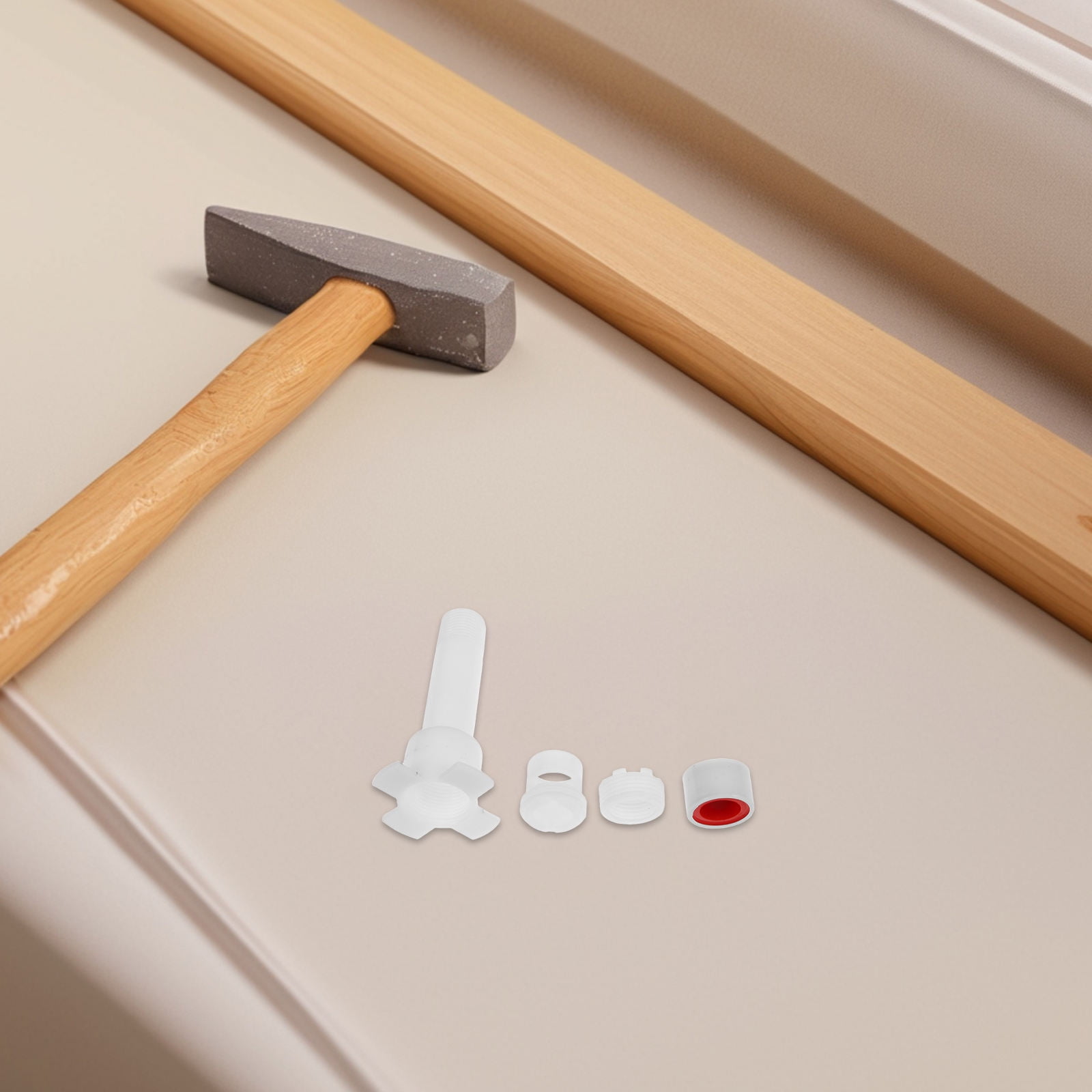 PENIKOKO 1 Set Shower Diverter Repair Kit Bathtub Spout Adapter White ...