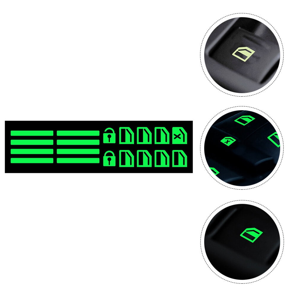 PENIKOKO Car Function Button Stickers Auto Sticker Safety Enhancement 1 ...