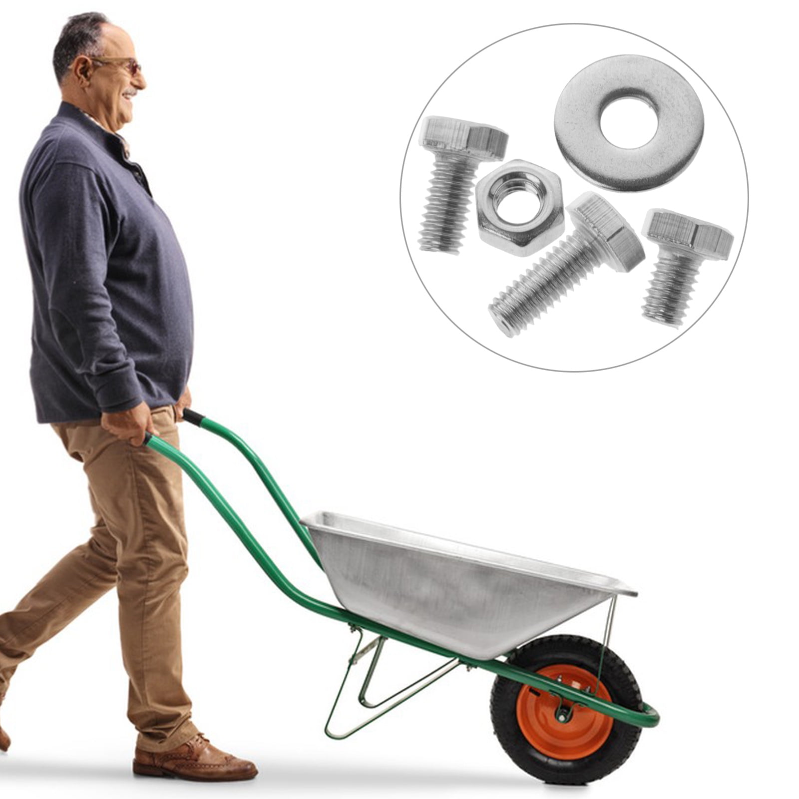 PENIKOKO Stainless Steel Bolt Kit Carriage Bolt Kit 304 Stainless Steel ...