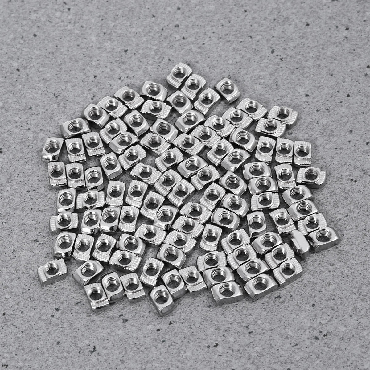 PENIKOKO 100Pcs Aluminum Extrusion T-Nut Silver for Assembly Projects ...
