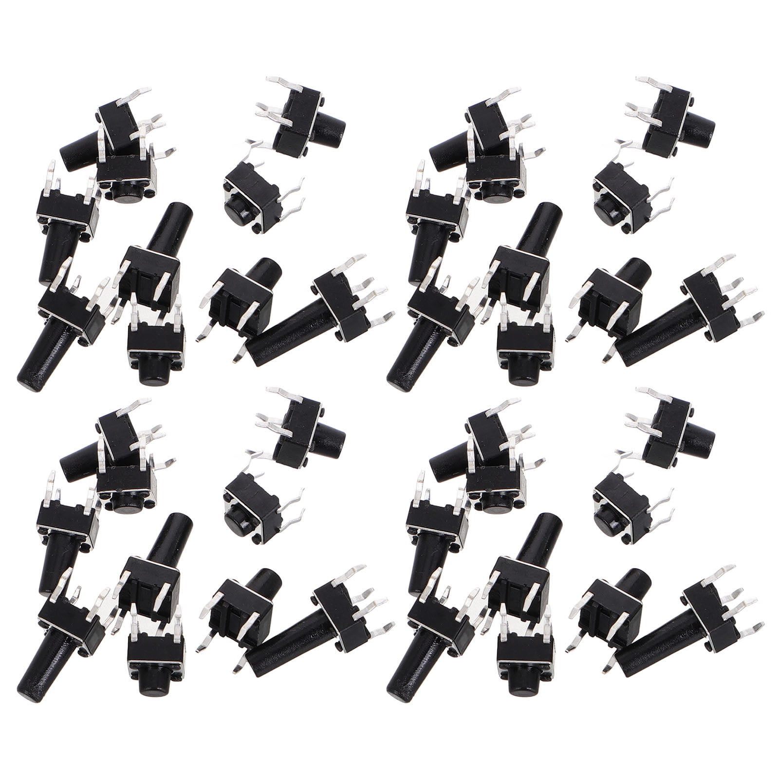 PENIKOKO 100Pcs Tactile Switches Kit Rectangular for Circuit Boards ...