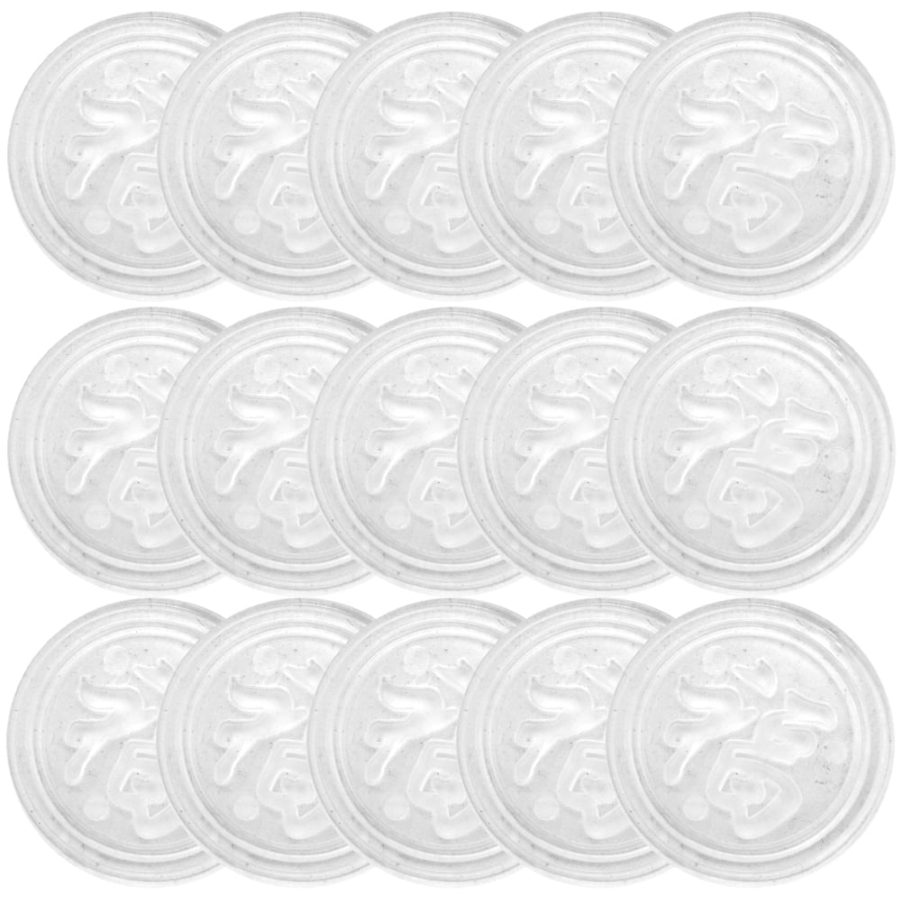 PENIKOKO 100Set Clear Design Square Silicone Bumper for Glass Furniture ...
