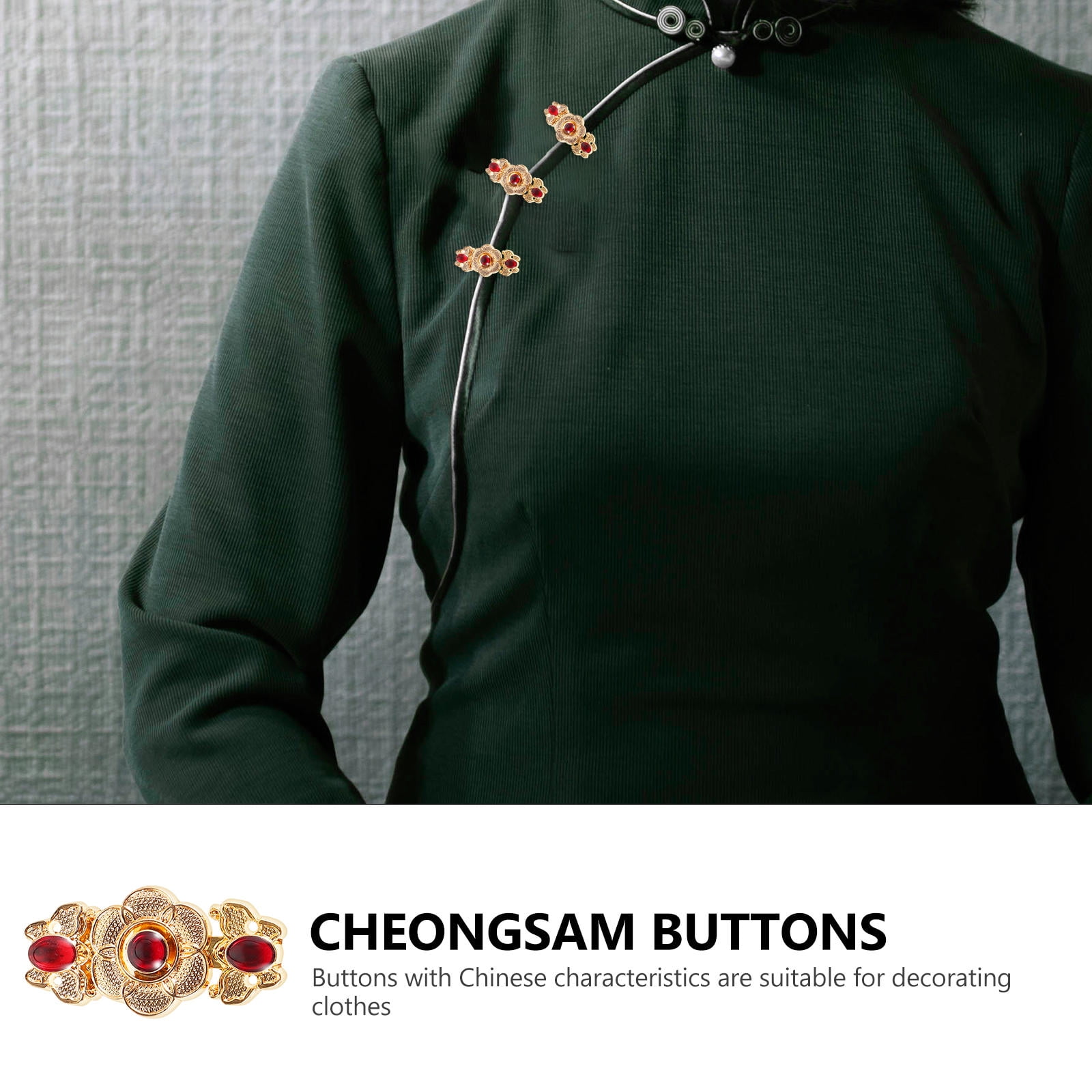 PENIKOKO Butterfly Shape Metal Frog Buttons for Evening Gown 10Pack 0 ...