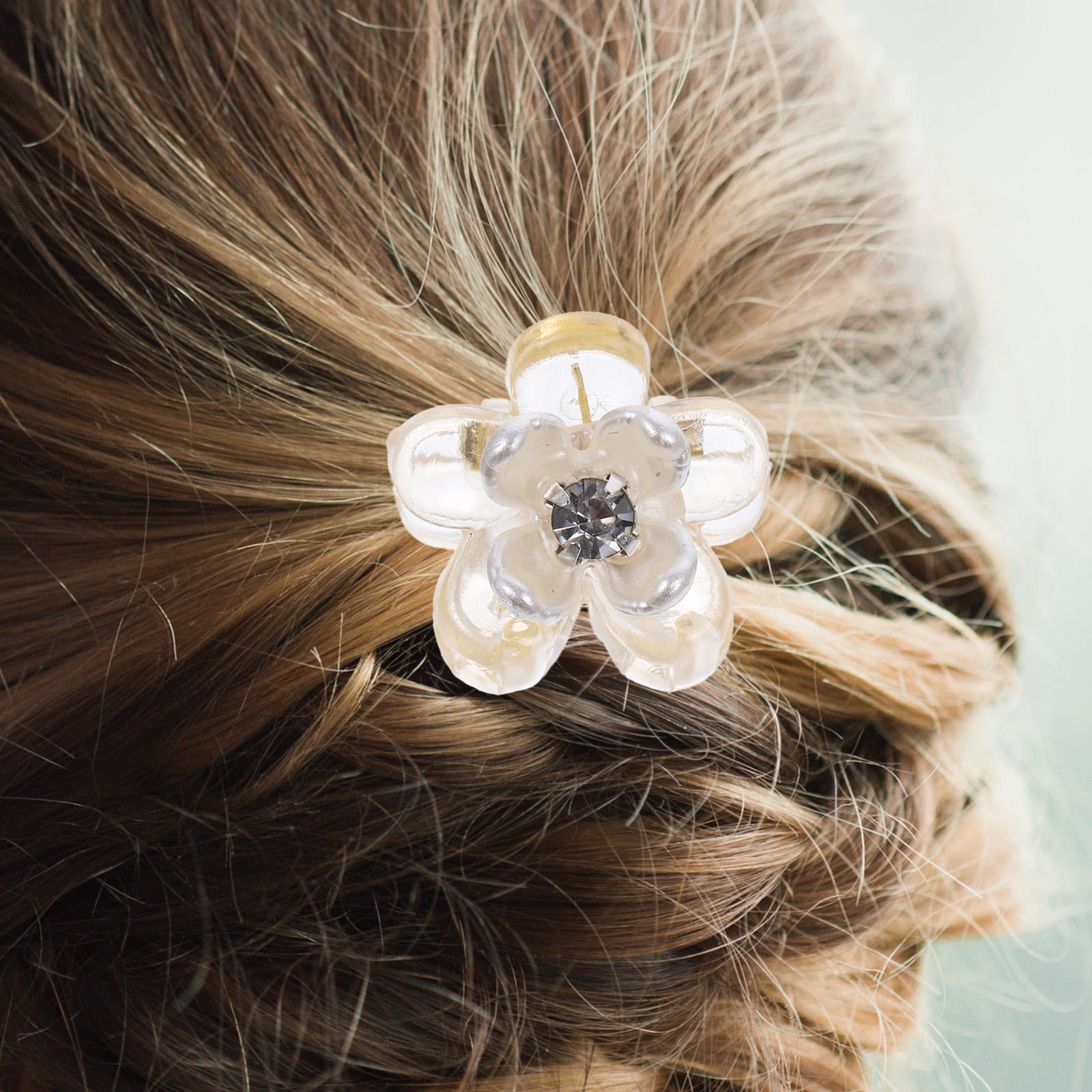 PENIKOKO 10Pcs Girl Hair Accessories Mini Flower Clips for Parties and ...