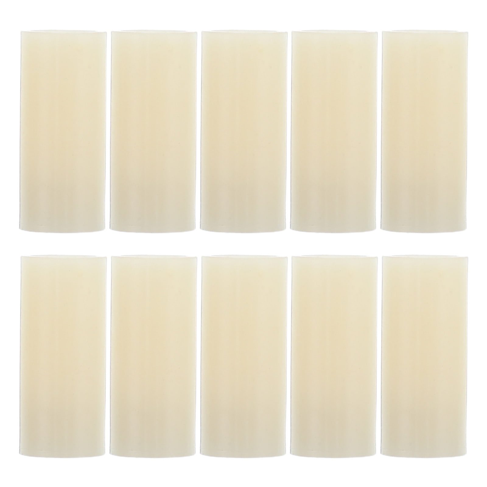 PENIKOKO 10Pcs Pool Cue Repair Parts White Plastic Copper Billiard ...