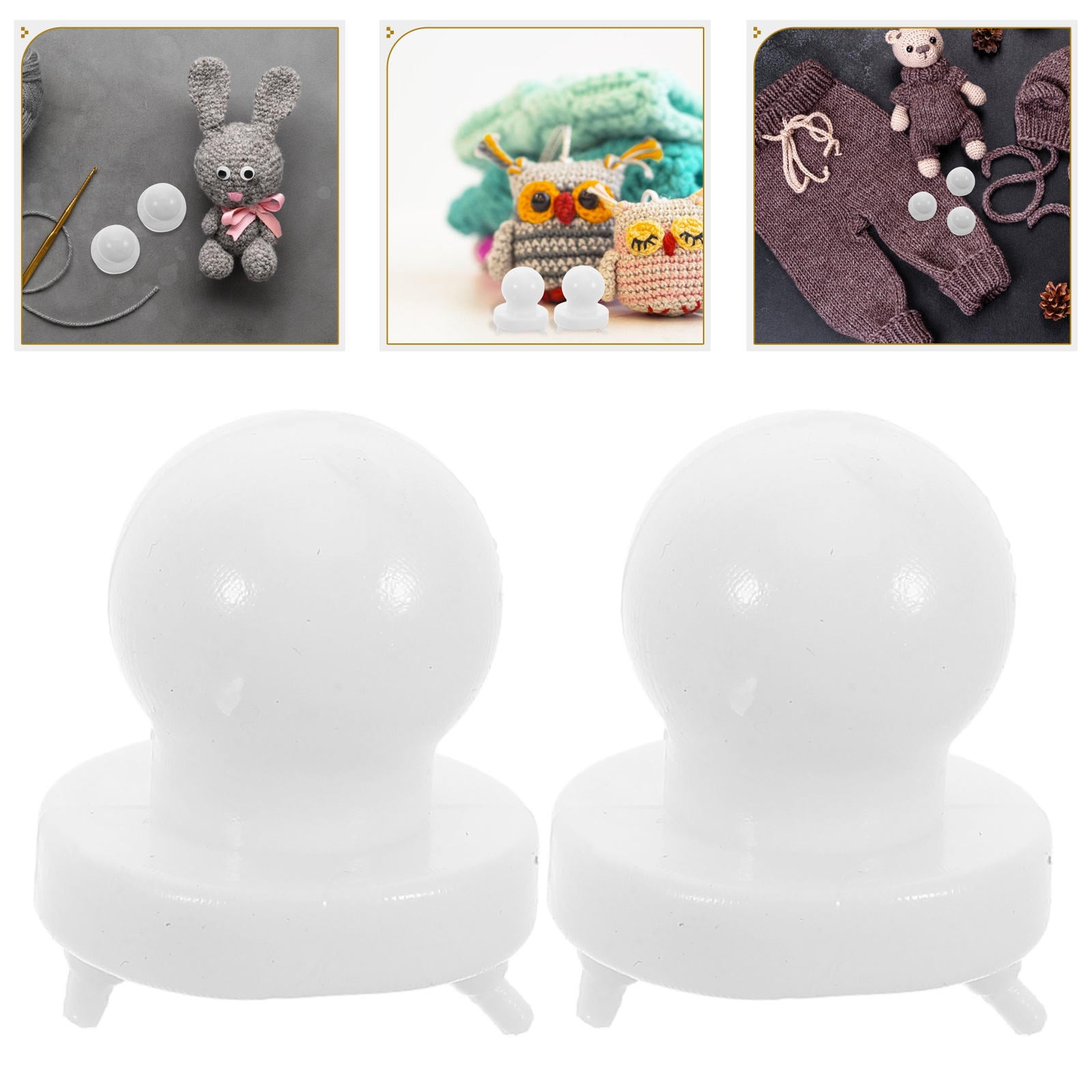 PENIKOKO 10Pcs White TPR Bubble Insert Core for Squeezing Diy Toy Parts ...