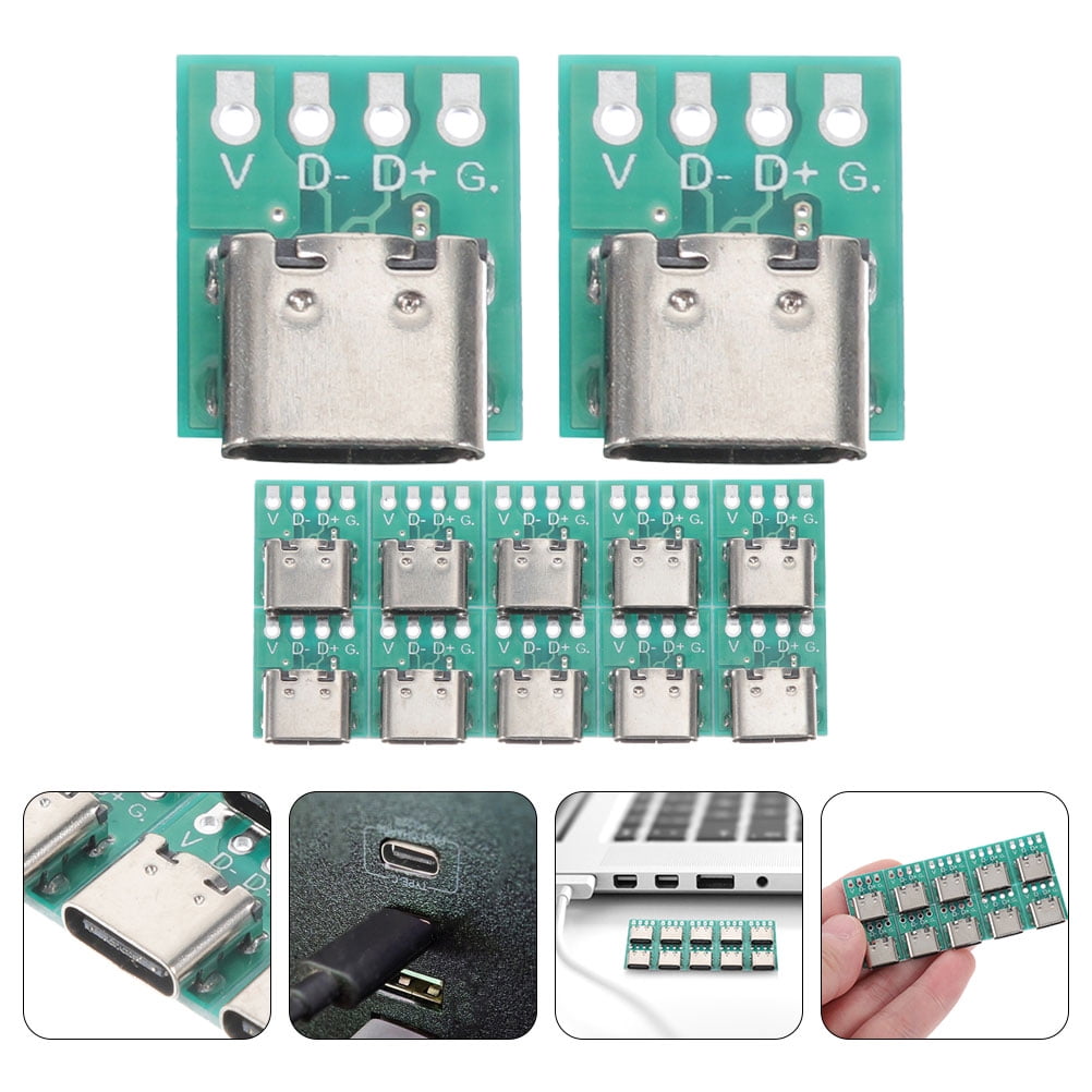 PENIKOKO 12Pack USB C Module PCB for Data Transmission and Adapter ...