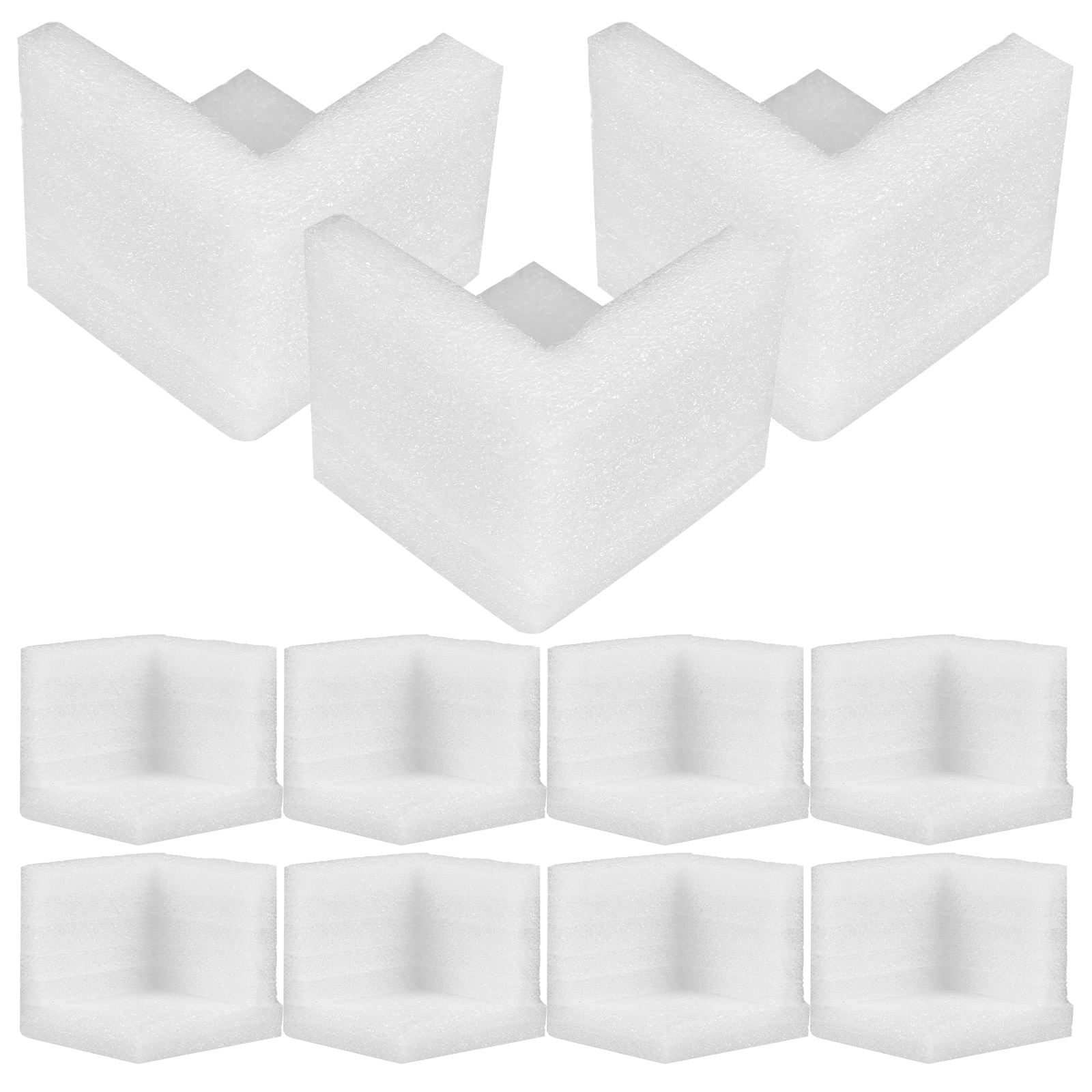 PENIKOKO 12Pcs Simple Style Edge Safety Bumpers EPE Foam White for ...