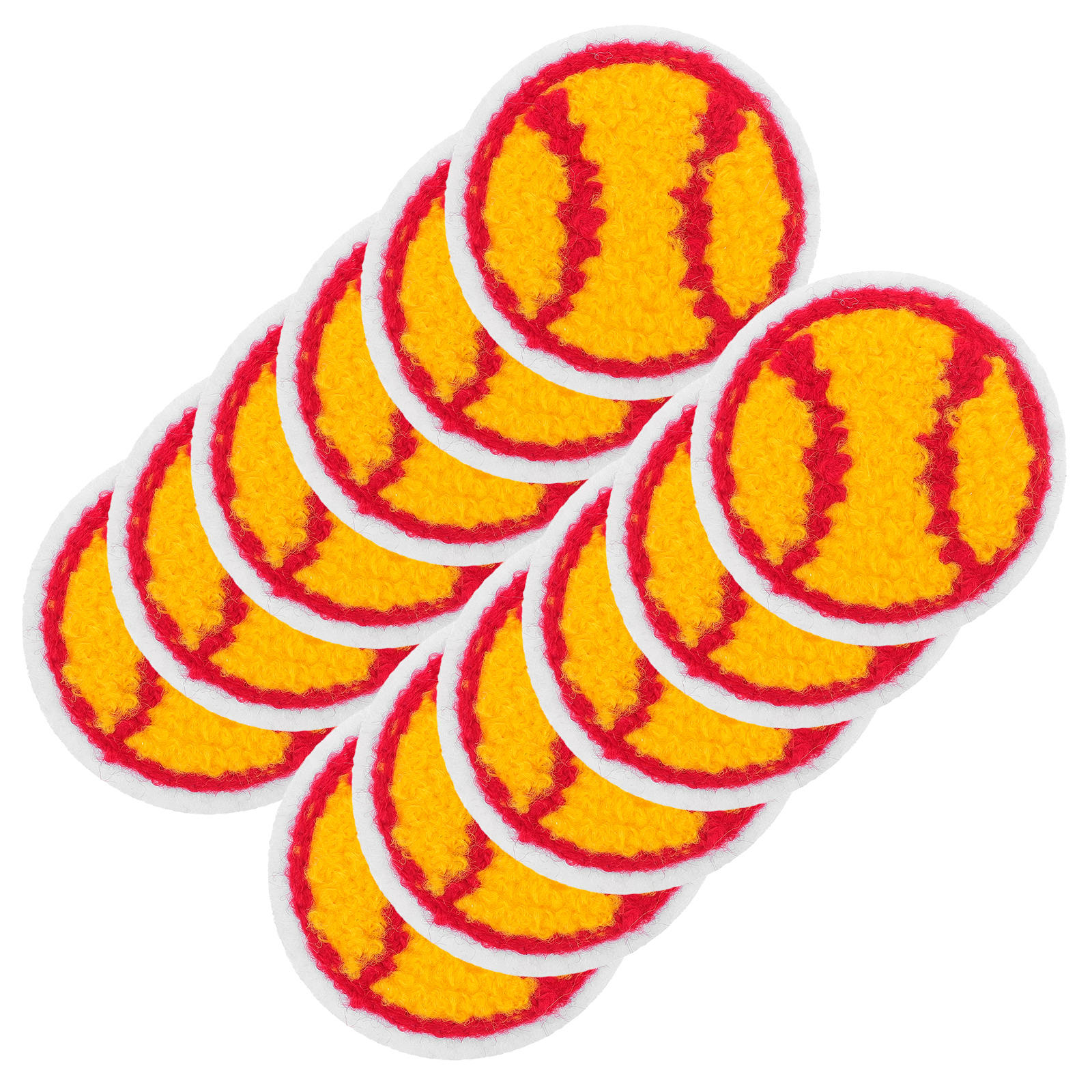 PENIKOKO 12Pack Embroidery Patches Sports Ball Shaped for Clothes ...