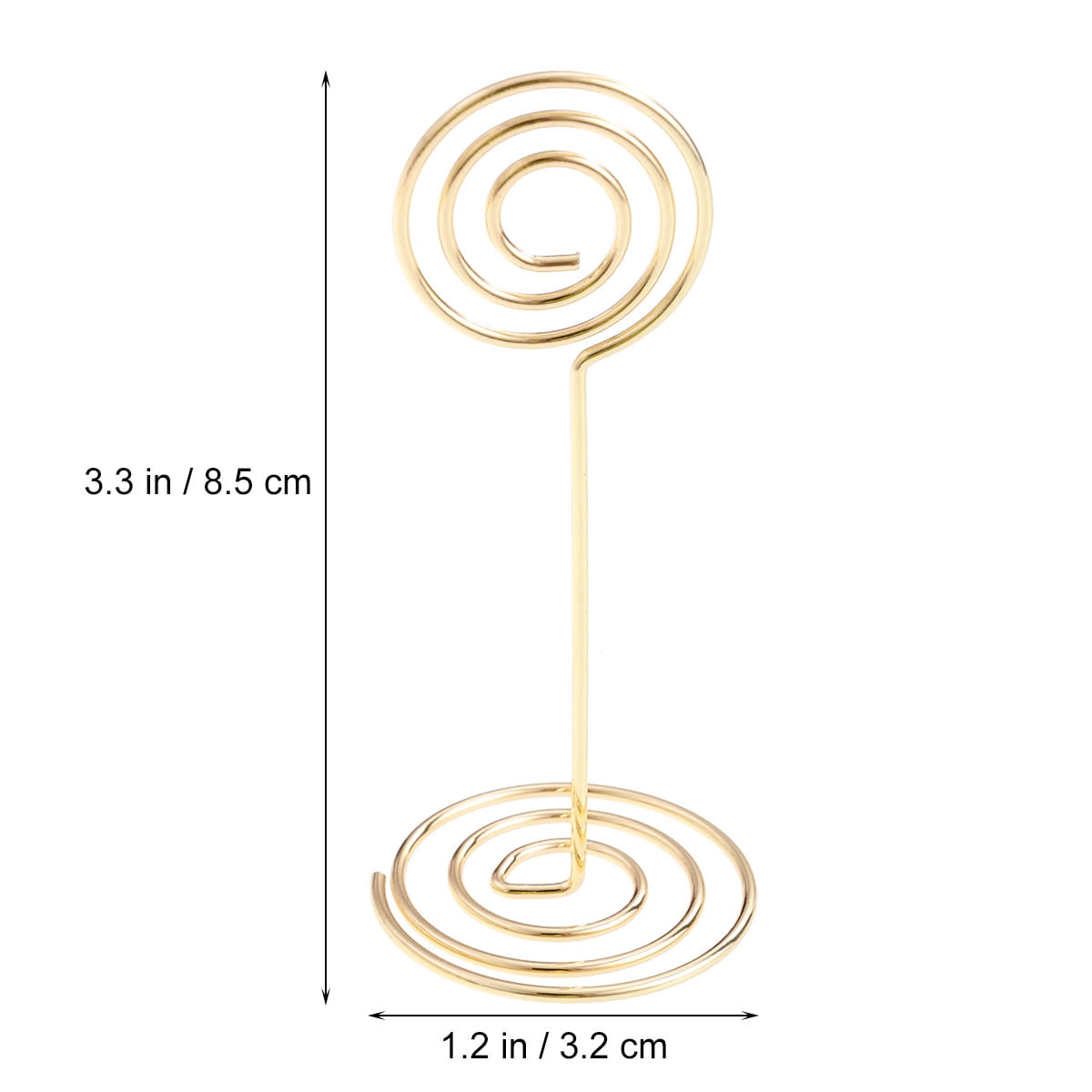 PENIKOKO 12pcs Table Number Holders Steel Table Card Holders for ...