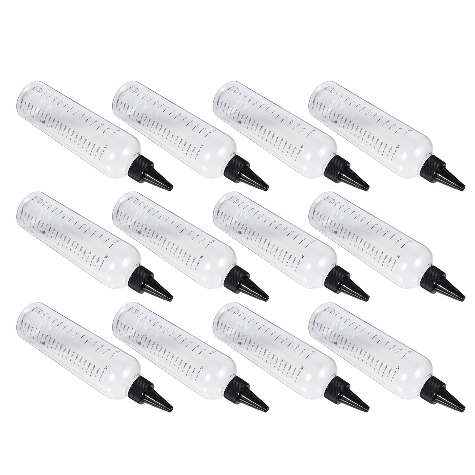 PENIKOKO Plastic Sample Bottles Transparent for Hair Salon 12pcs ...