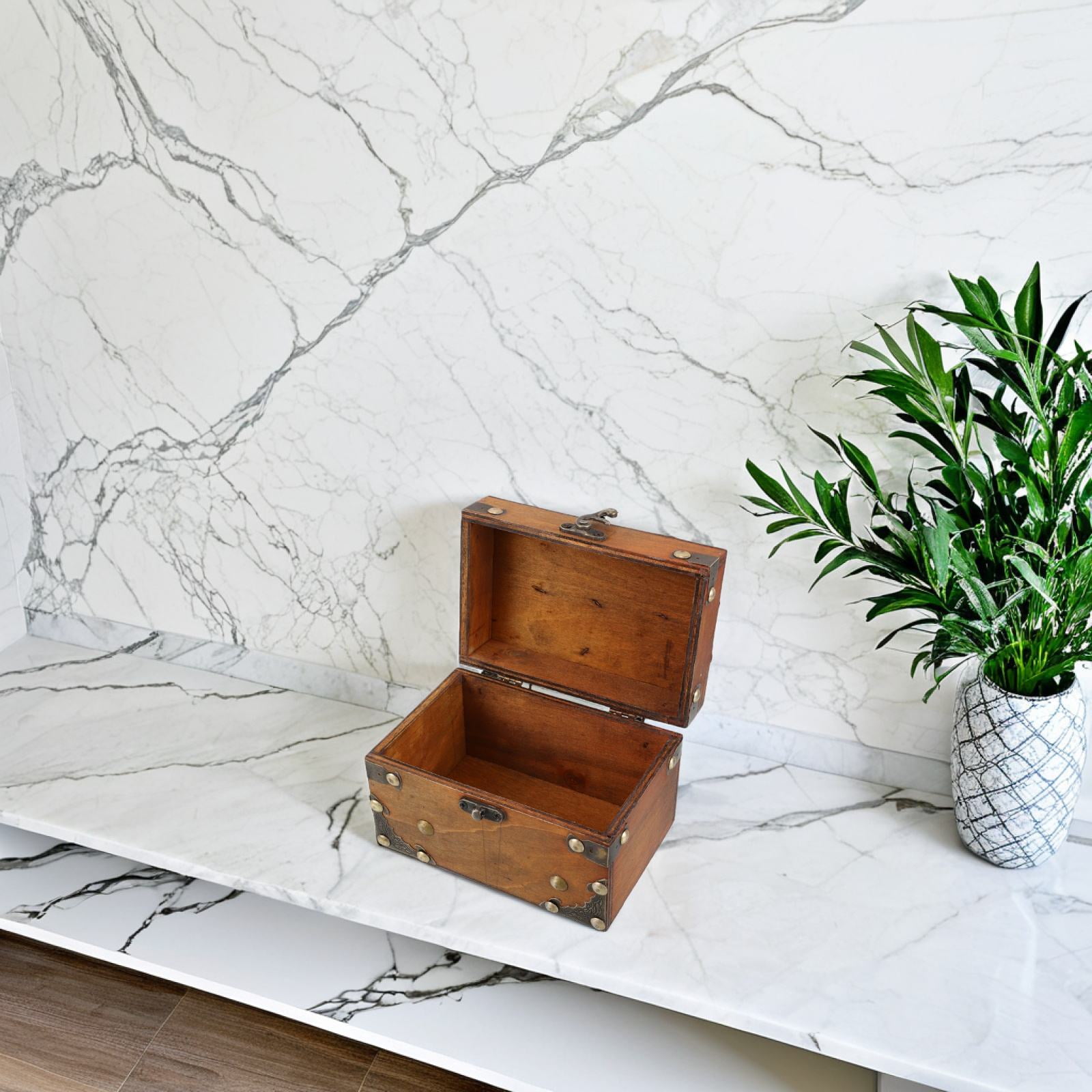 PENIKOKO 17 Wooden Antique Storage Boxes for Cosmetics Lockable ...