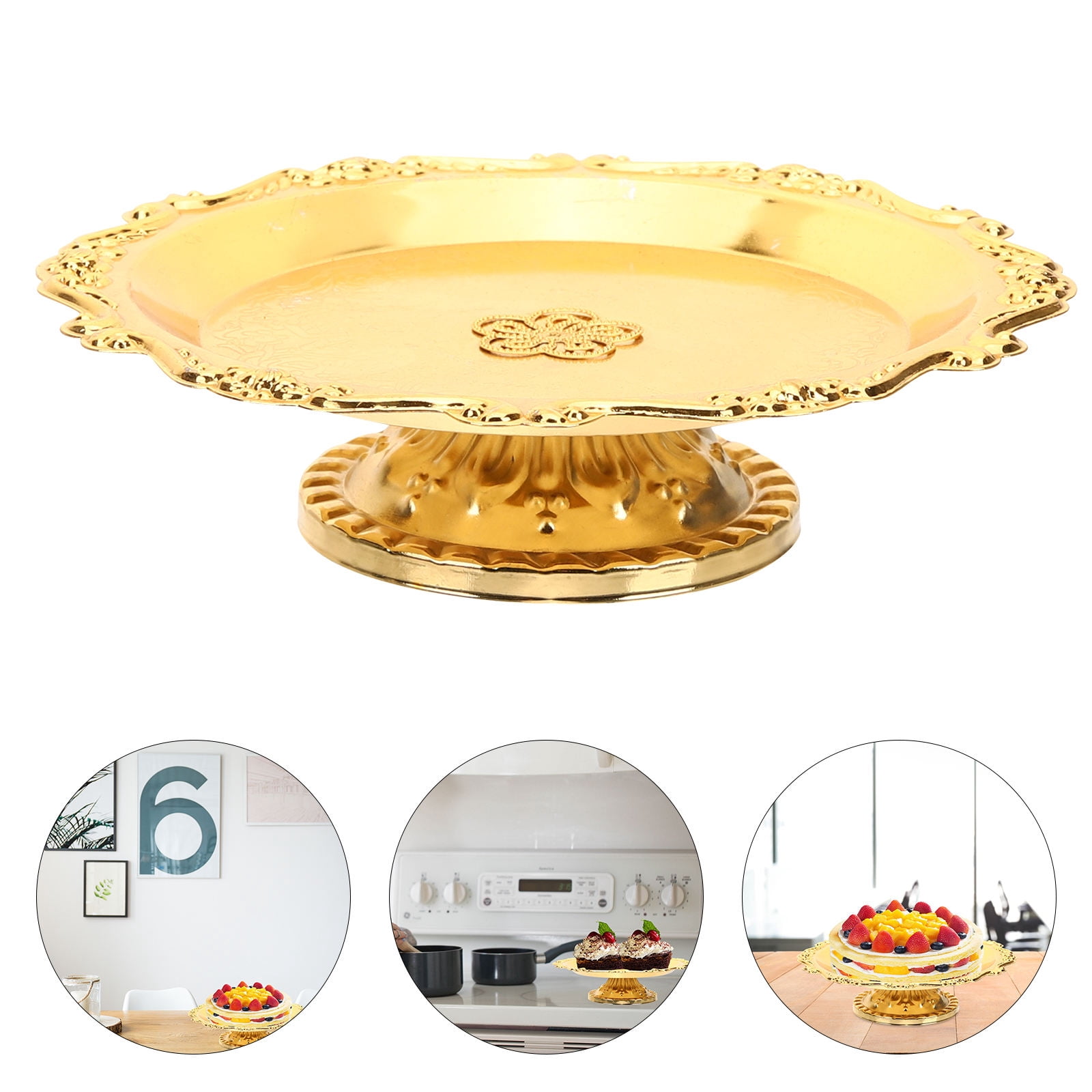 PENIKOKO 1Pack Cake Dessert Display Stand Metal for Tea Party Storage ...