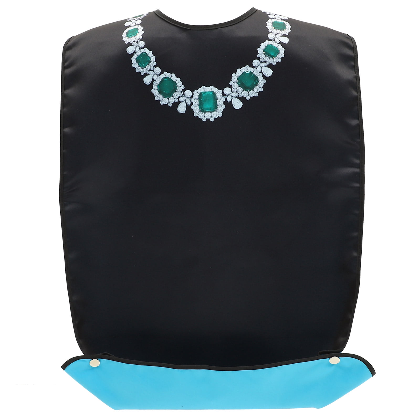 PENIKOKO 1Pack Rectangular Black Waterproof Bib for Adult Mealtime - Walmart.com