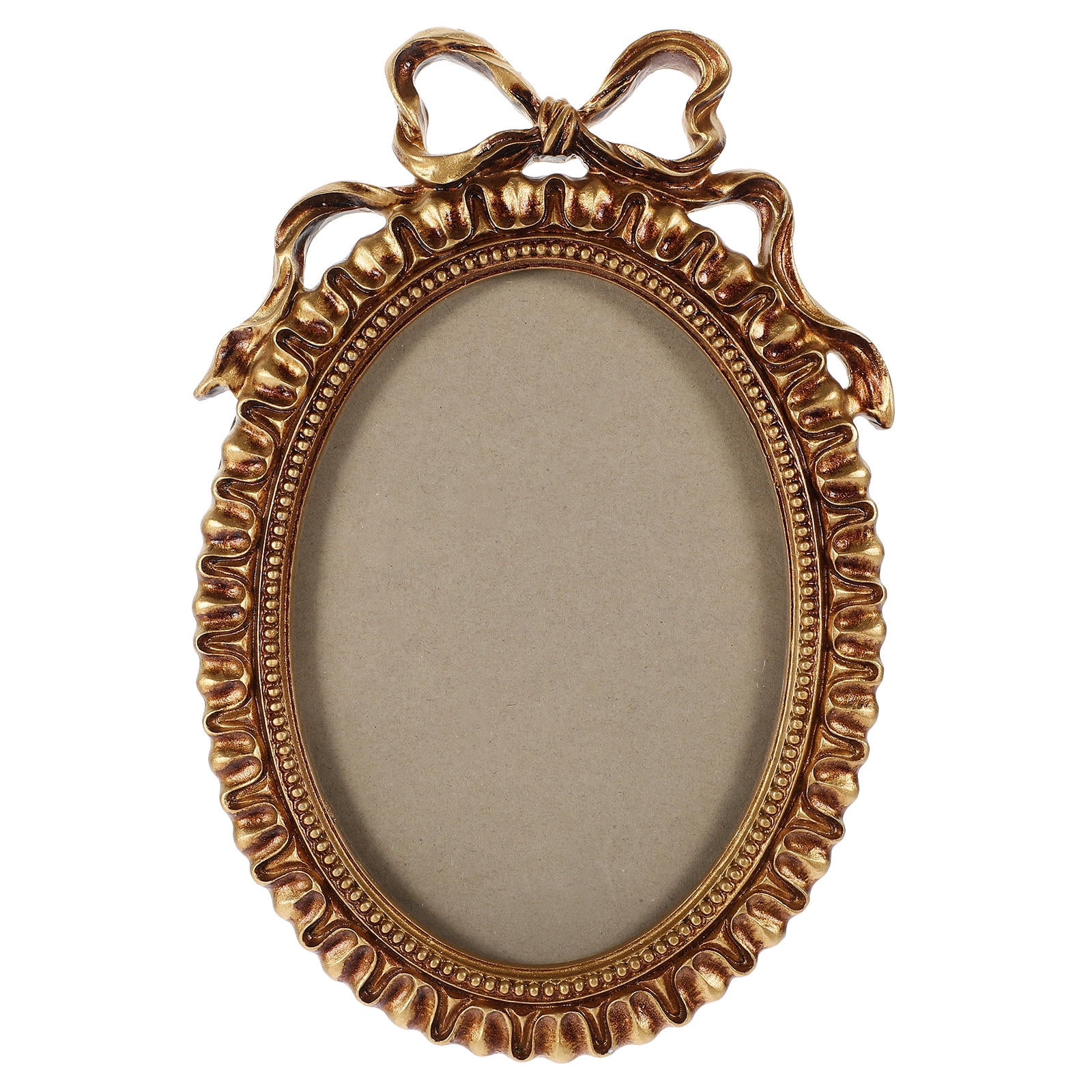 PENIKOKO Vintage Oval Frame Golden 1Pack 10.2X7.1X0.8In - Walmart.com