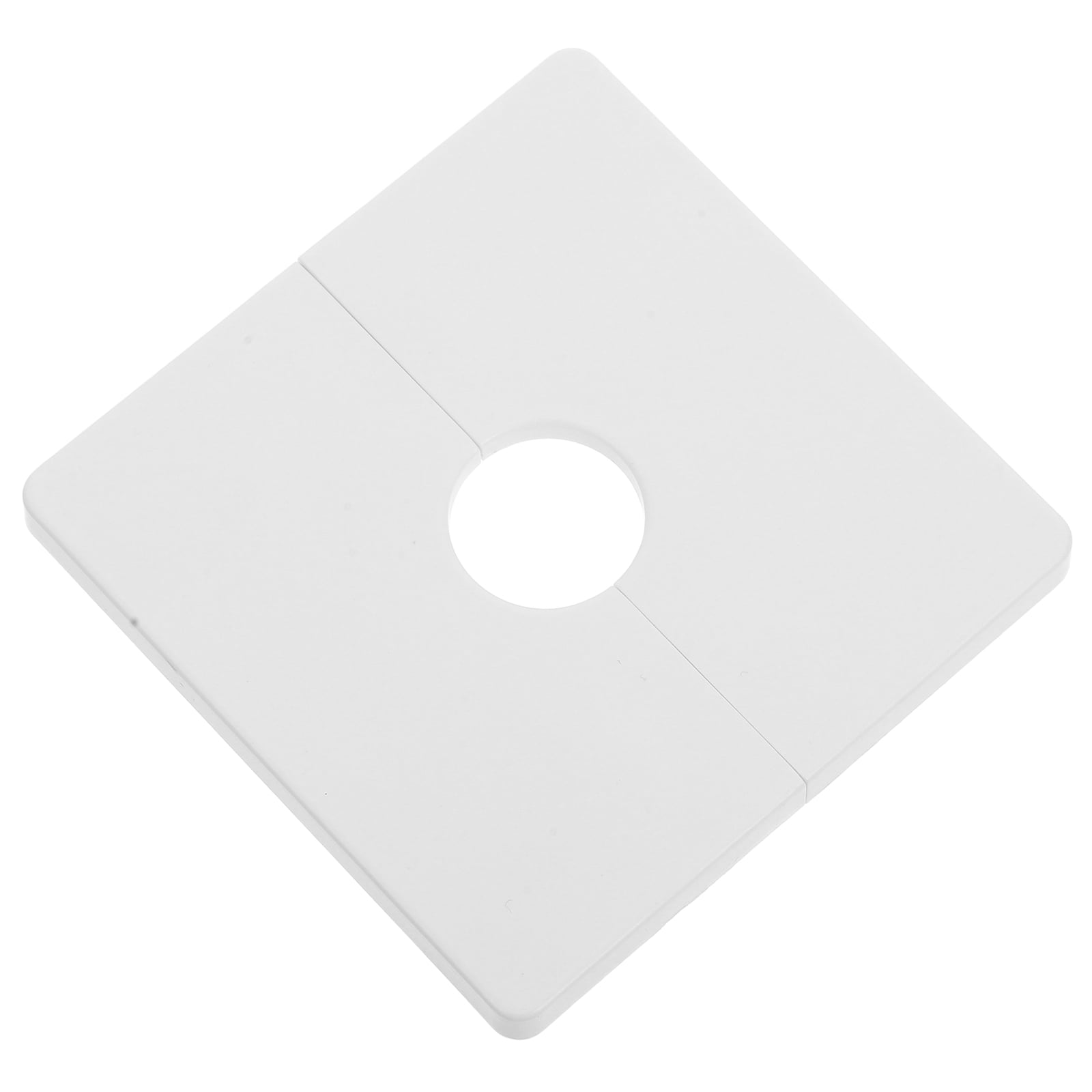 PENIKOKO 1Pack Square Shaped PVC Wall Split Flange For Wire Hiding And ...