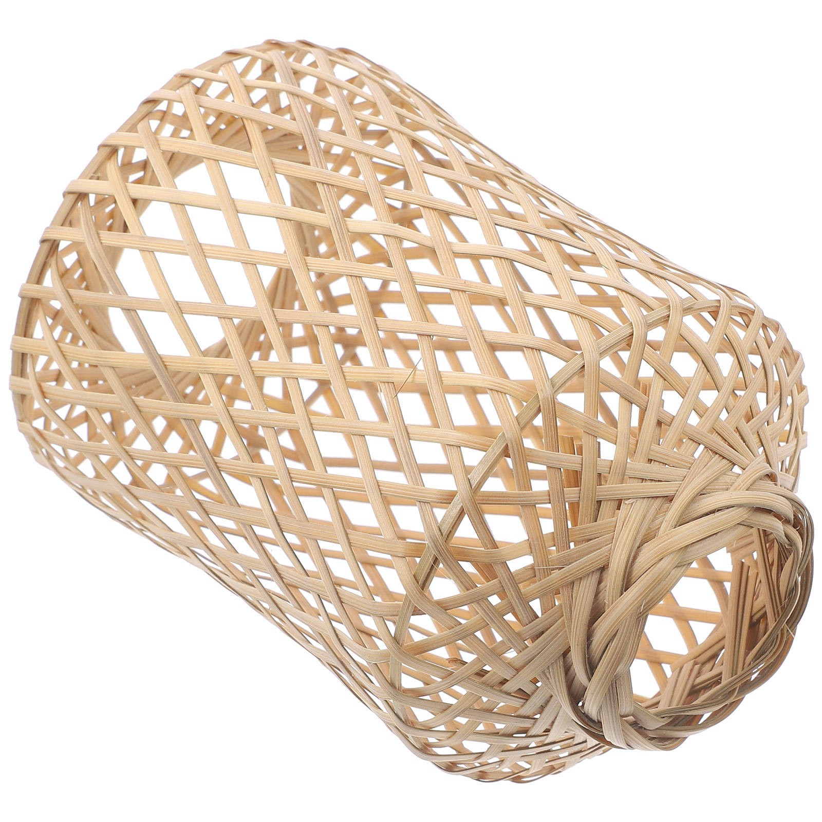 PENIKOKO Small Bamboo Woven Lampshade Round Pendant Design Enthusiasts ...