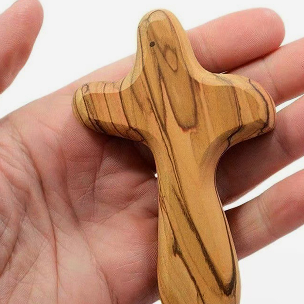 PENIKOKO 1Pcs Mini Cross Small Wooden Crosses For Crafts Light Brown ...