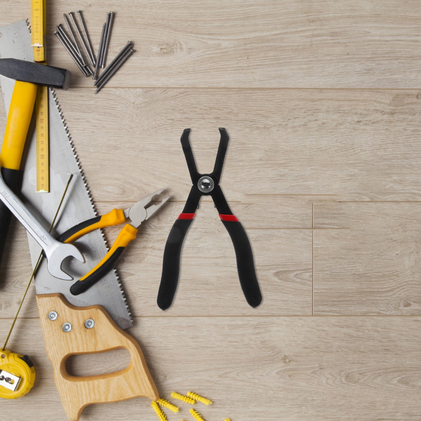 PENIKOKO 1Pcs Push Pin Pliers for Electrical Clip Removal Red Color ...