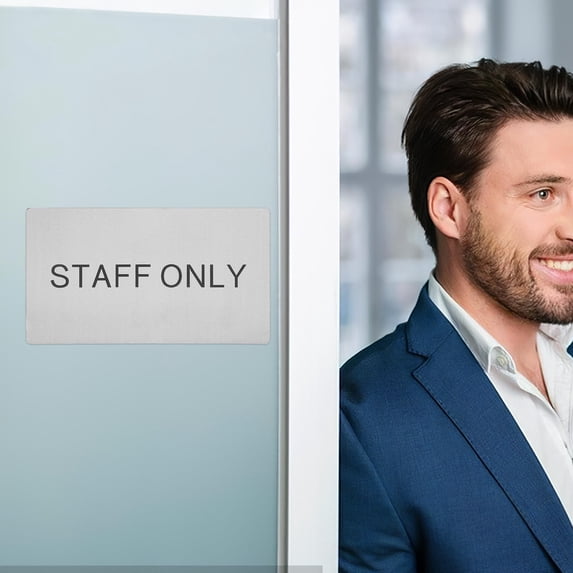 PENIKOKO Office Decor Employee Only Signs for Business Doors and Walls ...