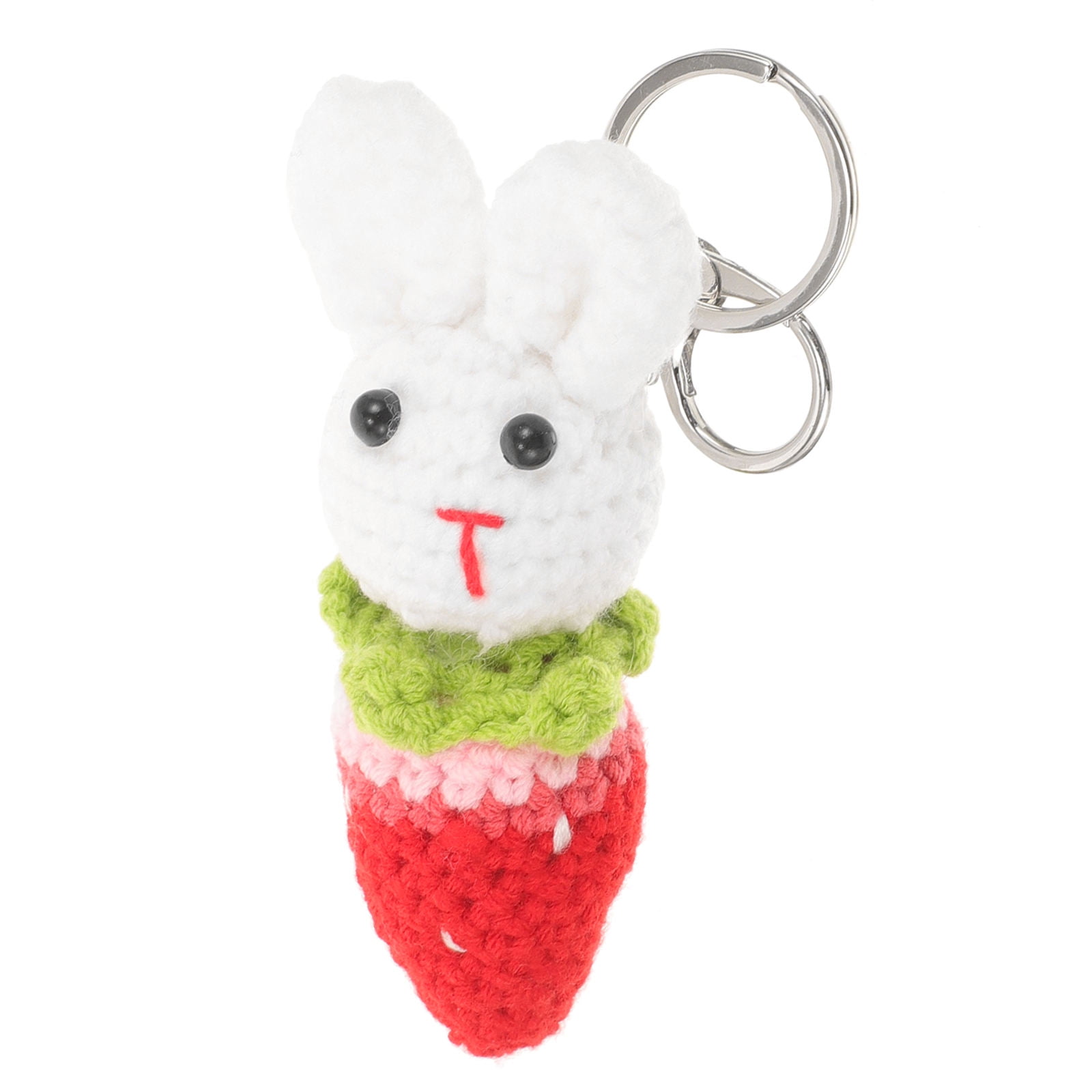 PENIKOKO 1Set Bunny Keychain in Multi Color Woolen Yarn with Crochet ...