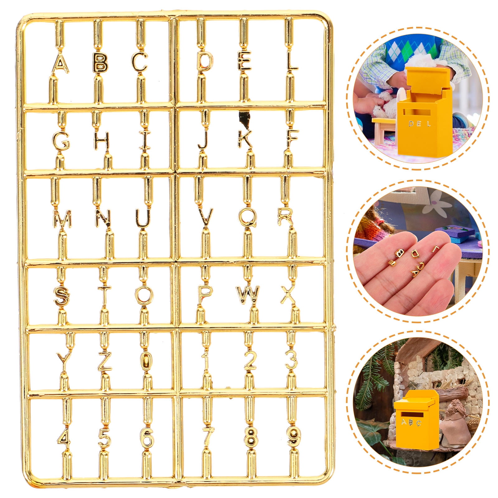 PENIKOKO 1Set Decorative Mailbox Number Mini House Letters Numbers ...