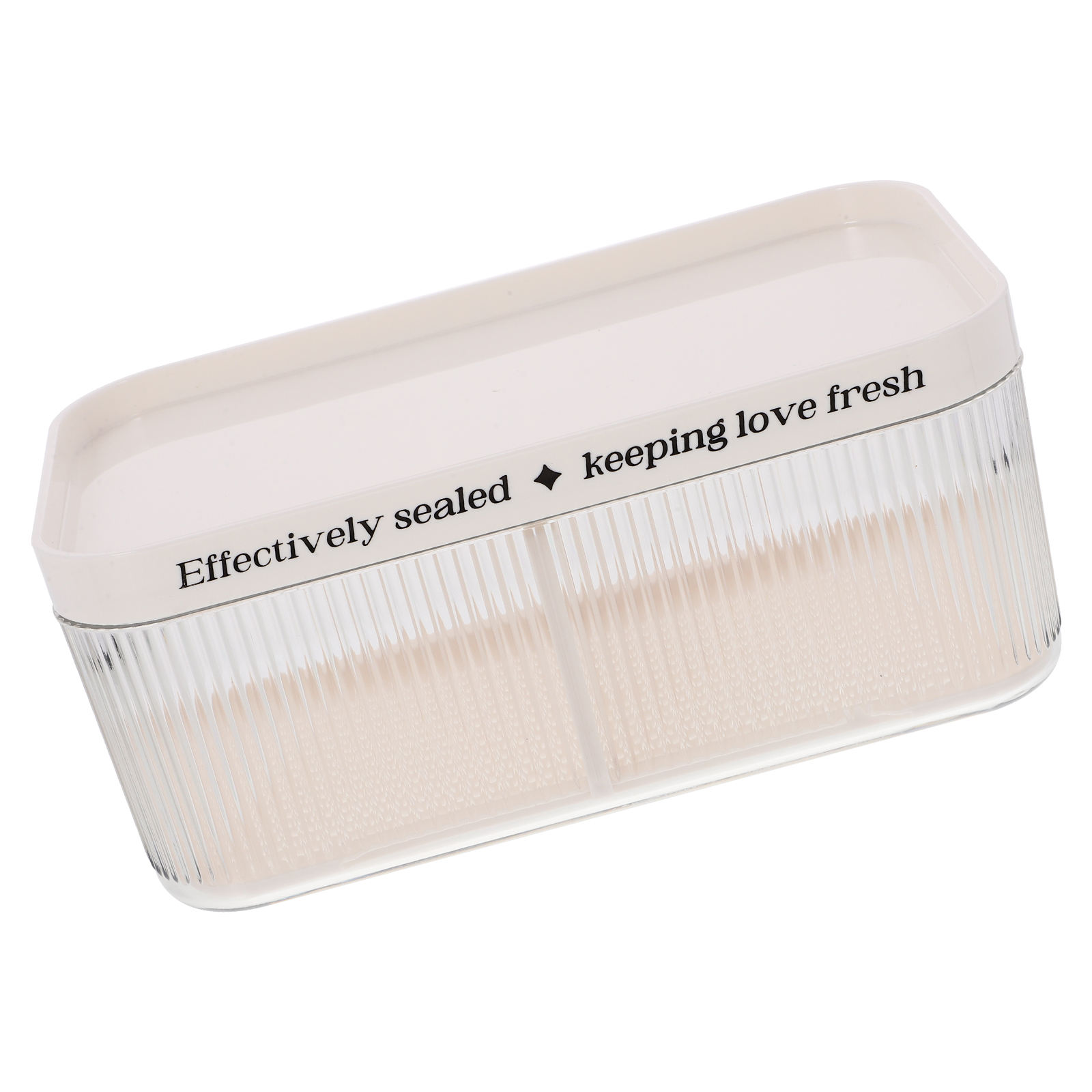PENIKOKO Fresh Keeping Box Condiments Organizer White Stackable Design ...