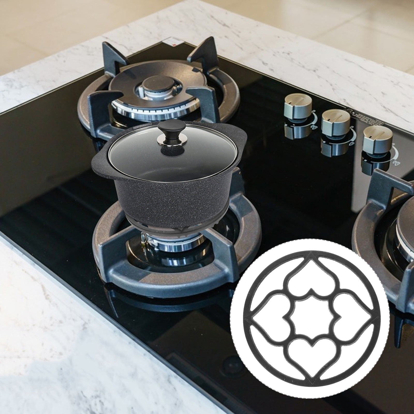 PENIKOKO 1Set Gas Stove Support with Universal Design for Home Cooks 7 ...