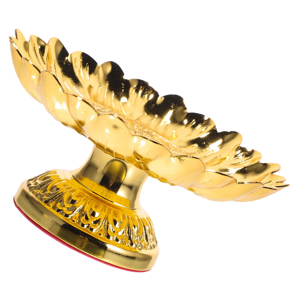 PENIKOKO 1Set Golden Aluminum Alloy Fruit Snack Offering Plate for ...