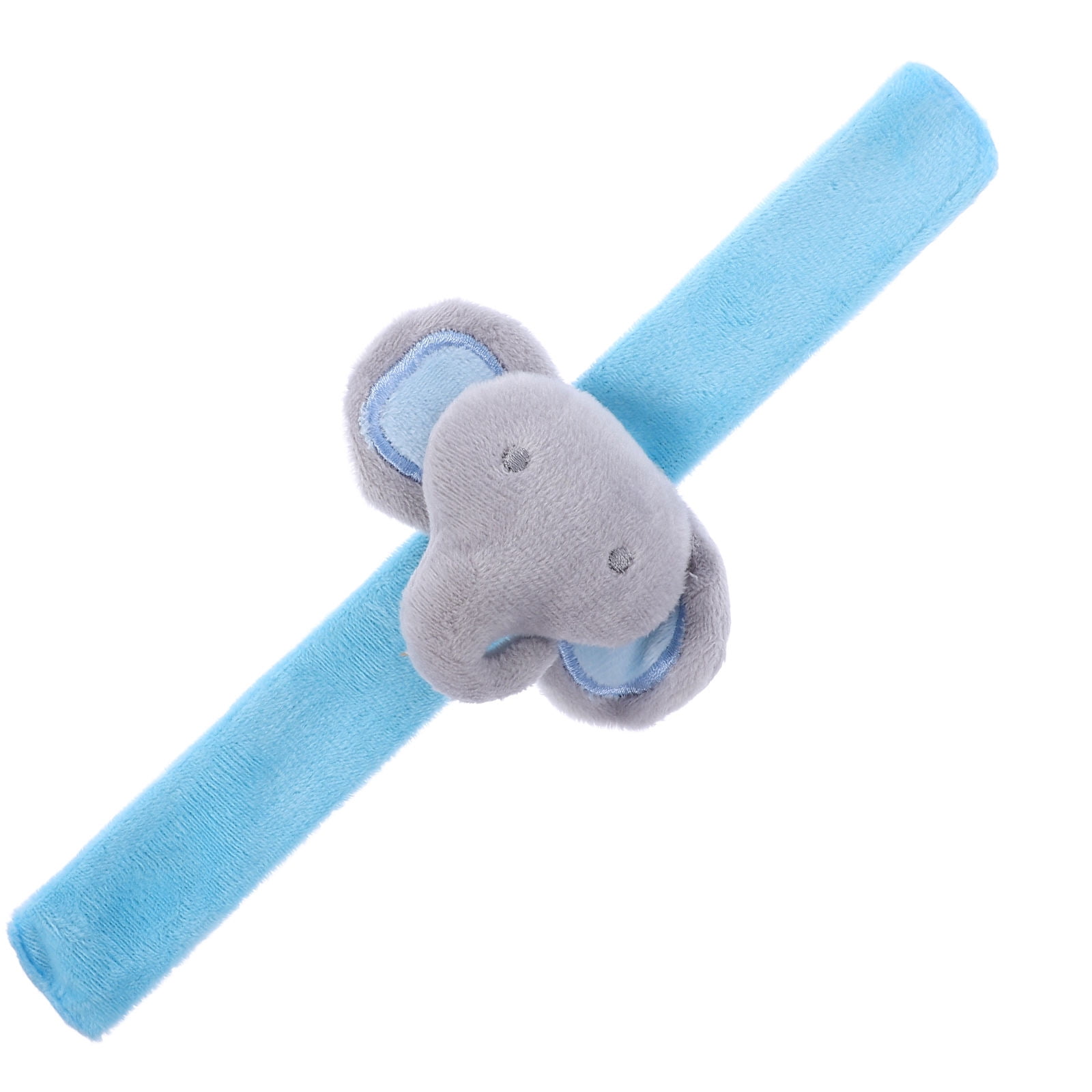 PENIKOKO 1Set Plush Elephant Shape Slap Wristband Sky-Blue Stuffed ...