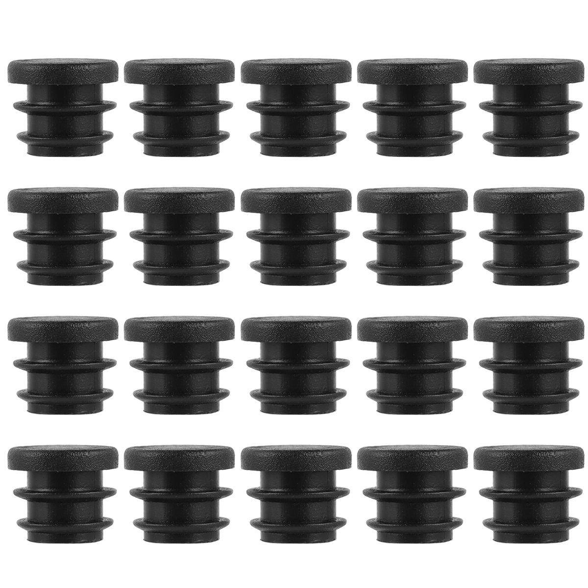 PENIKOKO 1Set Tube End Caps 15 Pro Titanium Silver for Outdoor ...