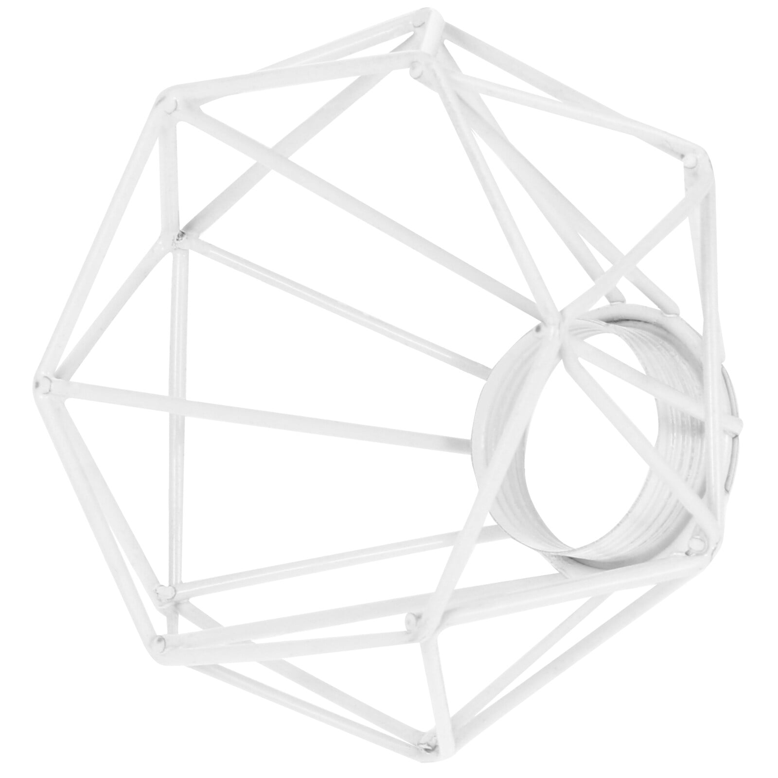 PENIKOKO 1Set White Diamond Shape Lamp Shade 9.20X9.20X6.50In For Wall ...