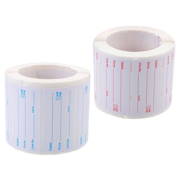 PENIKOKO 2 Rolls Labels for Freezer Meals Assorted Color Food Labeling ...