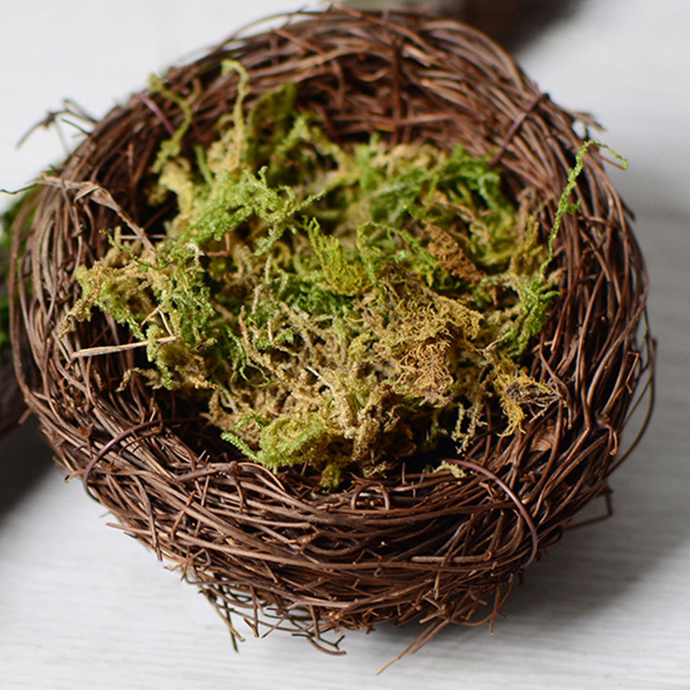 PENIKOKO Easter Party Decorative Bird Nest and Egg Ornaments 2 Sets ...