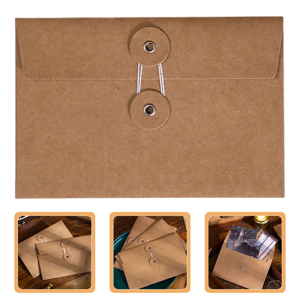 PENIKOKO 20Pcs Classic Vintage Look Paper Envelopes for Office Use ...