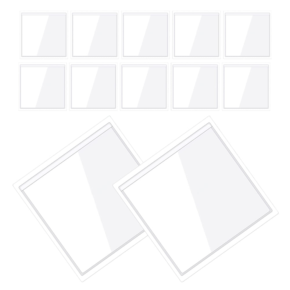 PENIKOKO 20Pcs Clear Label Pocket Transparent PVC for File Sorting in ...