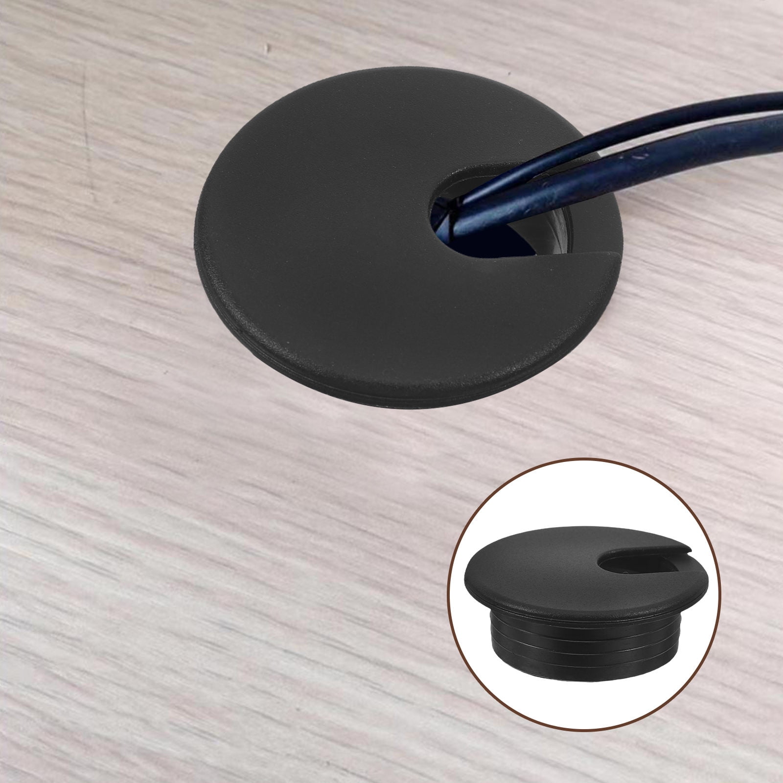 PENIKOKO 20Set Desk Grommet Hole Cover Plastic for Home and Office Use ...