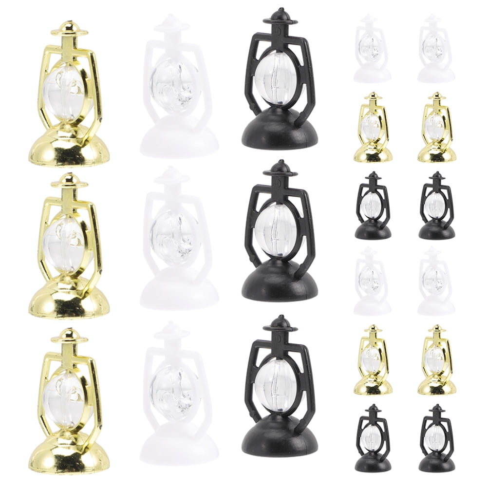 PENIKOKO 24Pcs Mini Lantern Lights Small Decorative Lamps for Dollhouse ...