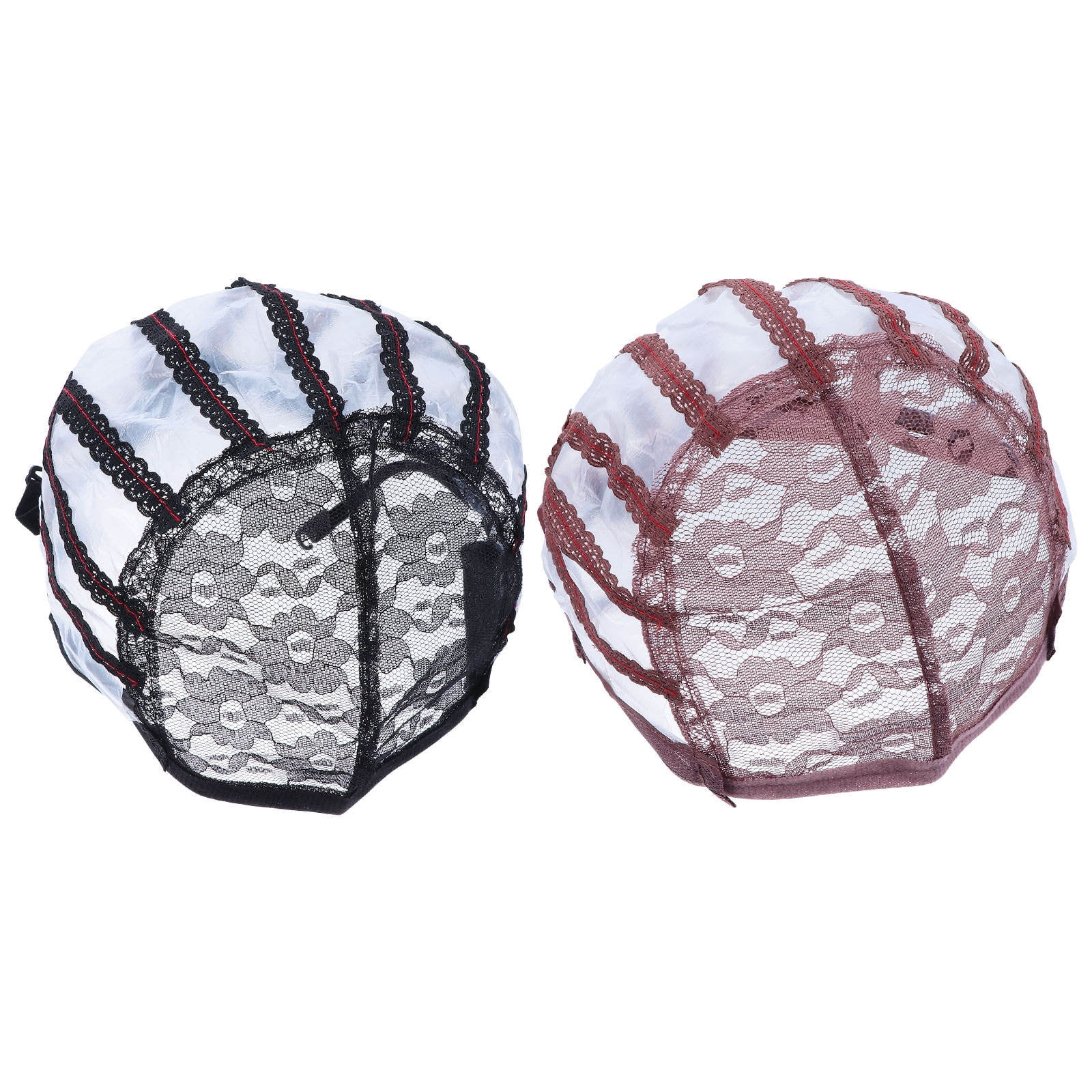 PENIKOKO 2Pcs Adjustable Mesh Dome Caps Soft Comfortable Wig Hair Nets ...