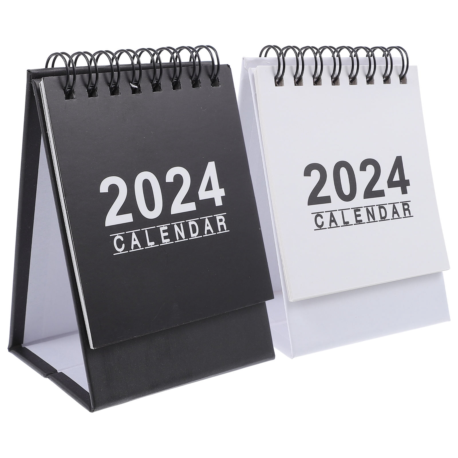 PENIKOKO Office Desk Calendar 2-Pack Standing Design, Monthly Planner ...