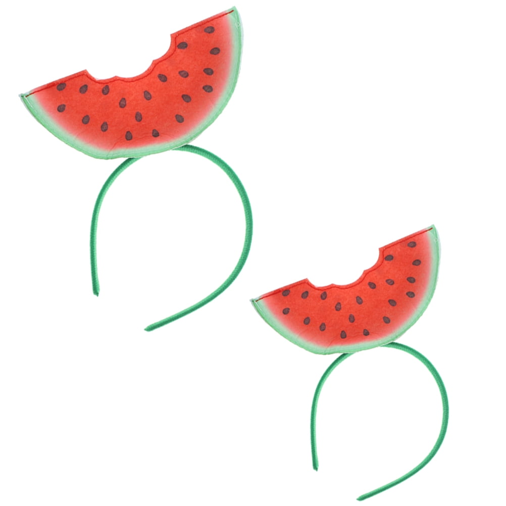 PENIKOKO 2Pcs Watermelon Headbands Multi Color 3D Watermelon Shape ...