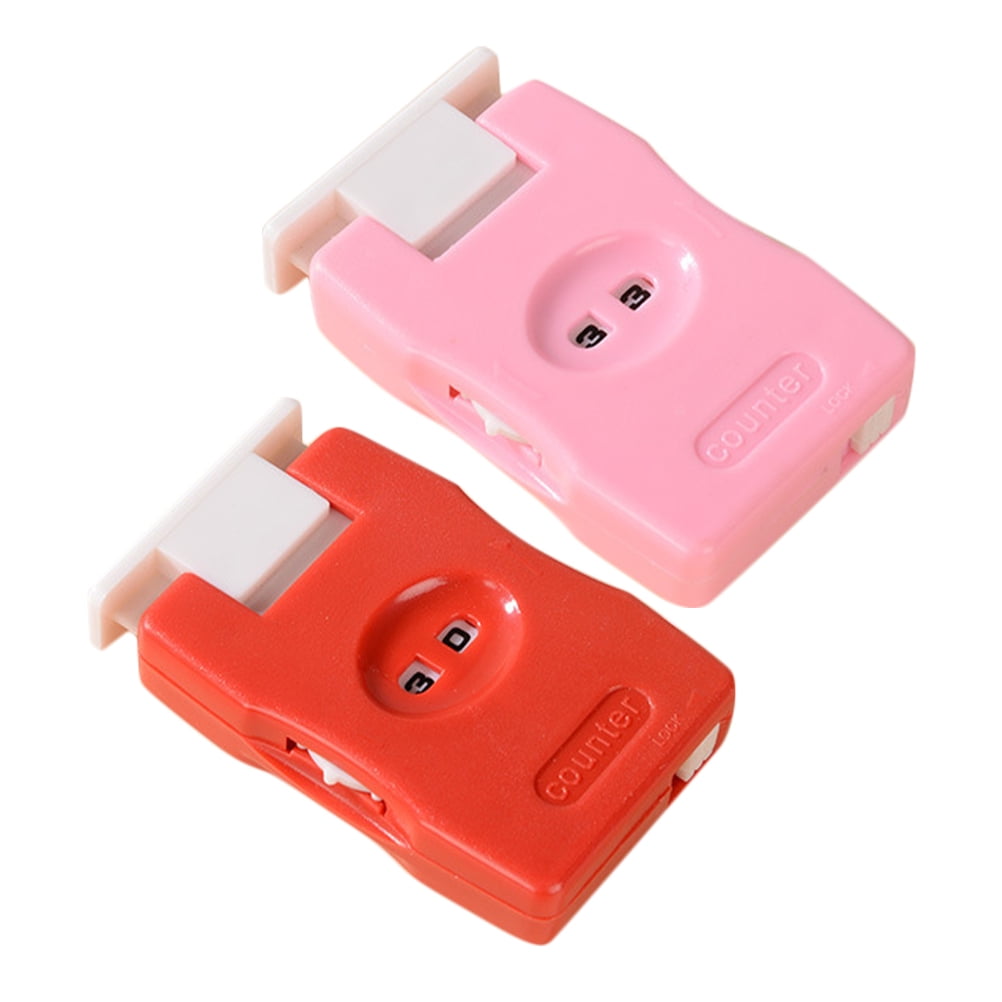 PENIKOKO 2Pcs Knitting Stitch Counter for Crocheting Assorted Color Row ...