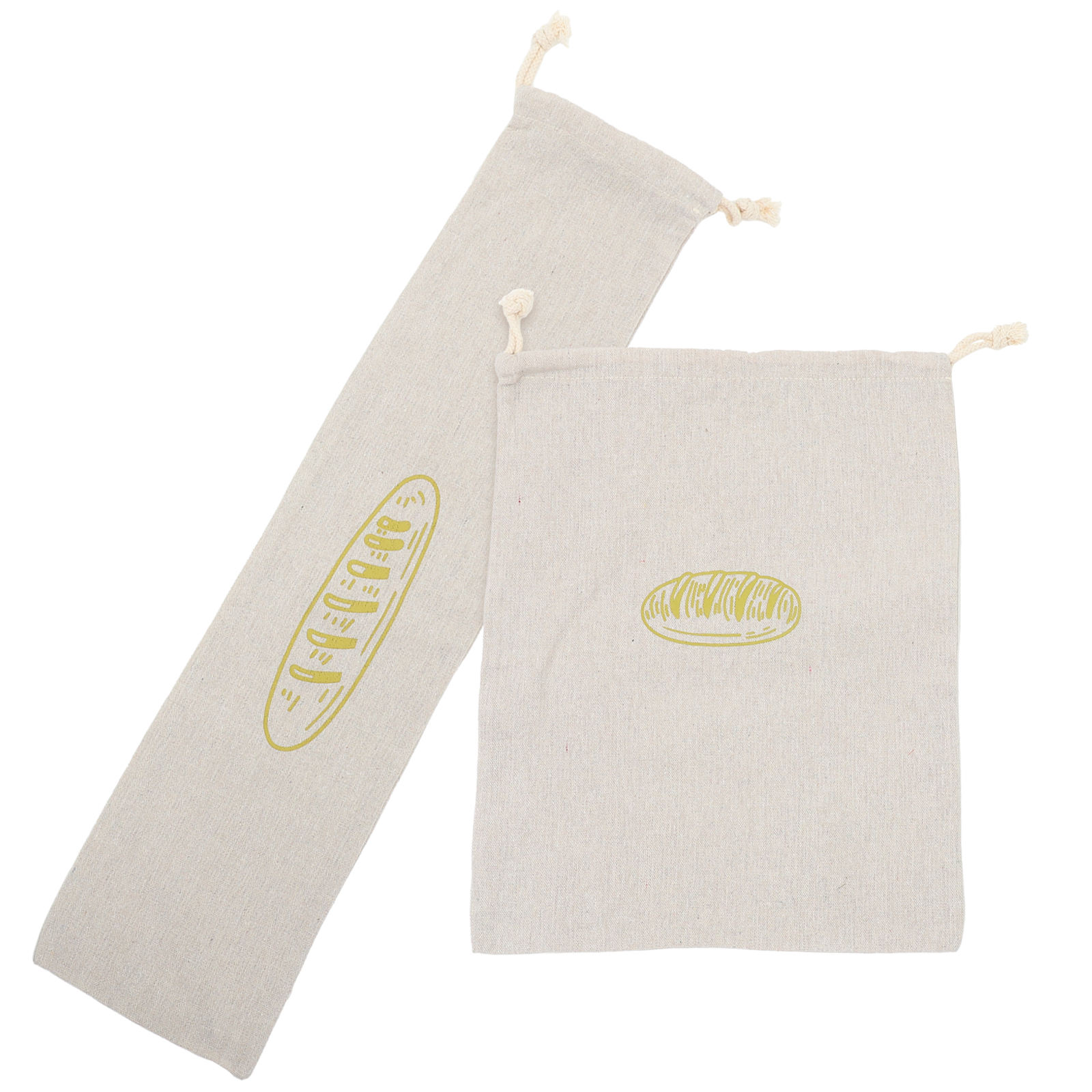 PENIKOKO 2Pcs Linen Reusable Bread Pouches Freshness Preservation Daily ...