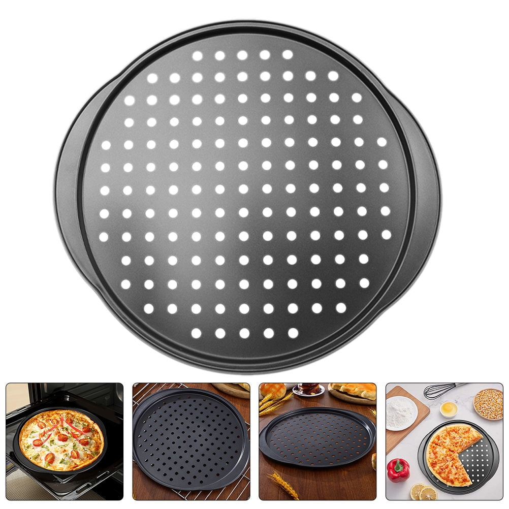 PENIKOKO 2Pcs Perforated Pie Pan Heat Resistant for Home and Restaurant ...