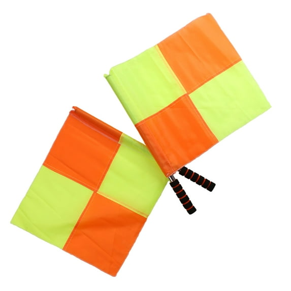PENIKOKO Competition Referee Hand Flags Sports Training Equipment 2pcs ...