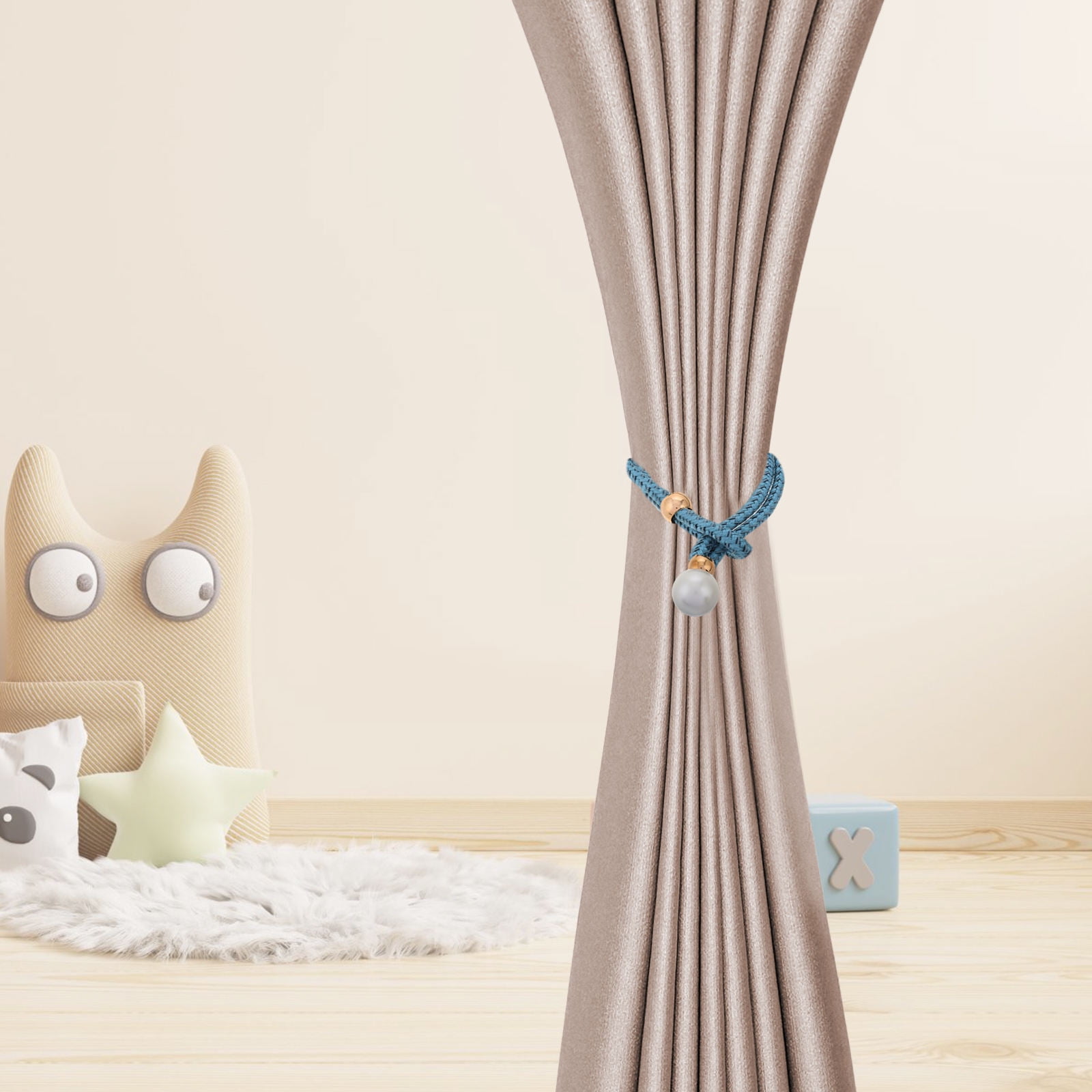 PENIKOKO 2Pcs Simple Type Modern Rustic Curtain Tie Backs Drape Holder ...