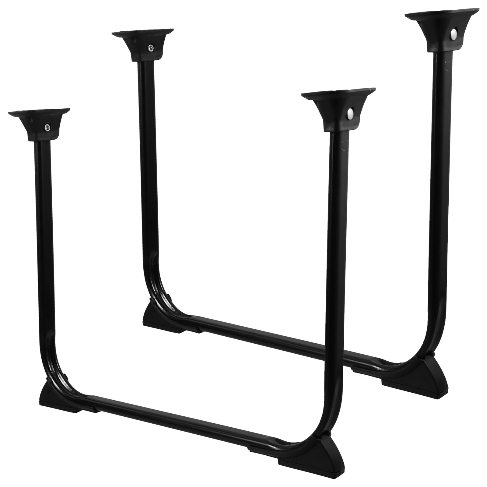 PENIKOKO Set of 2 Heavy Duty Adjustable Folding Iron Table Legs in ...